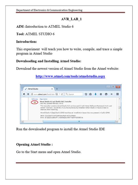 Avr Lab Sessions Pdf Computer Engineering Computing