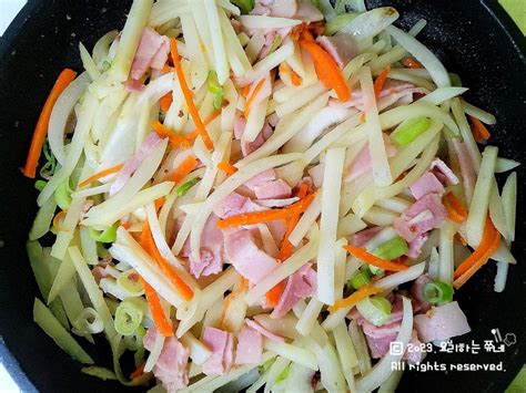 베이컨 감자볶음 레시피