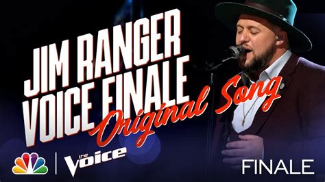 Jim Ranger Sings His Original Song Last The Voice Live Finale Part