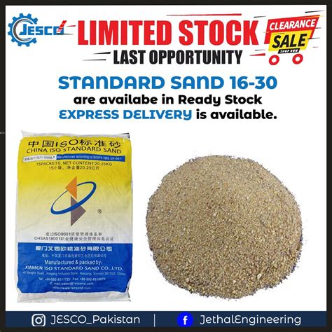 Iso Standard Sand Jesco Pakistan
