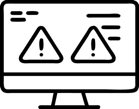 Computadora Pantalla Mostrando Pirateado Alerta Y Sistema Advertencia Indicando Ataque