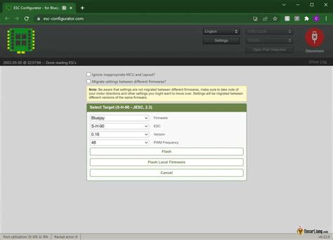 How To Flash Bluejay Firmware To Blhelis Esc Oscar Liang
