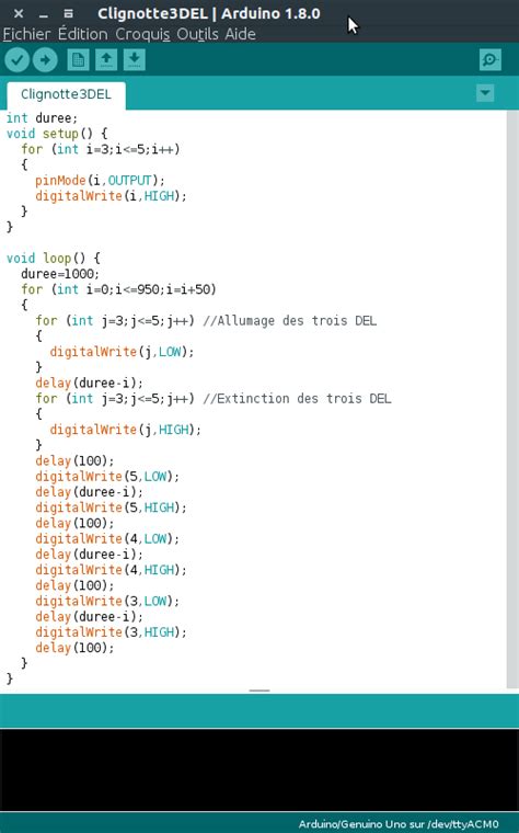 Programmer La Carte Arduino Micro Contrôleurs Arduino En Physique