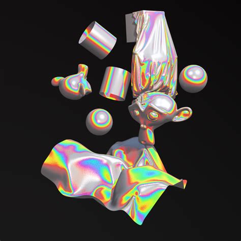 holographic shader for blender