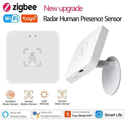 Tuya Wifi Zigbee Human Presence Detector Smart Life Human Body PIR Sensor Radar Detector Motion