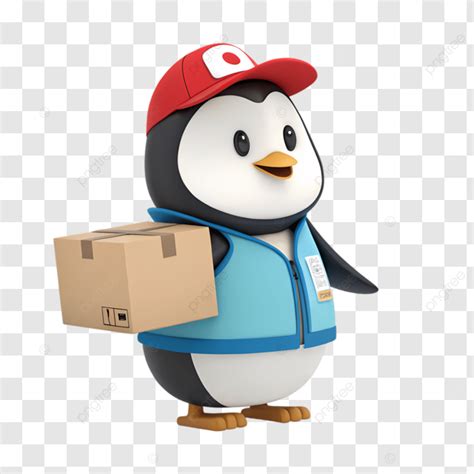 소포 상자 배달 3d 렌더링을 들고 귀여운 펭귄 소포 상자를 들고 있는 귀여운 펭귄 펭귄 배달 3d 렌더링 소포 상자 펭귄 배달 3d를 들고 귀여운 펭귄 펭귄 Png