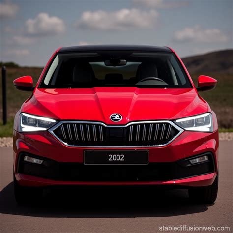 Skoda Scala 2020 Red Front Lights Stable Diffusion Online