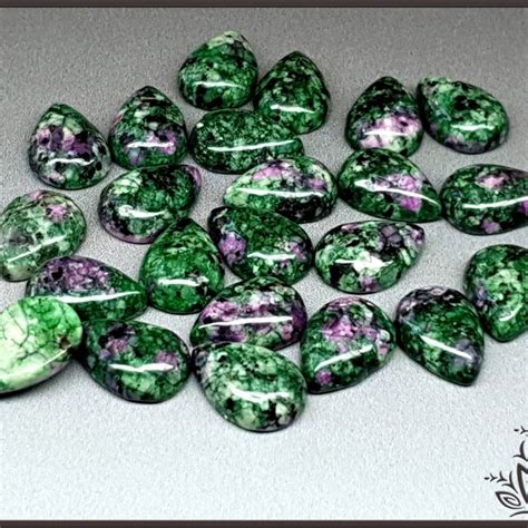Ruby Zoisite Beads Etsy