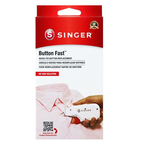 Singer Button Fast™ Quick Fix Button Replacement Tool With 60 Fasteners And 12 Buttons