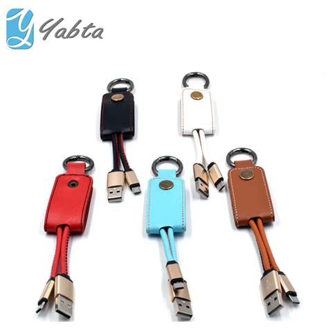 Type C Keychain Usb Charger Colored Pu Leather Usb Cable For Samsung Phone Buy Leather Usb