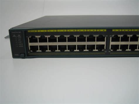 Cisco WS C G TC L V Catalyst G Port Gigabit Ethernet Switch Good Max Marine
