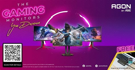 AOC Gives You The Gaming Monitors You Deserve With A Bonus Freebie SSD