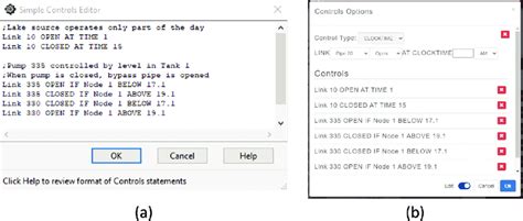 Legacy Gui Controls Editor A And Epanet Model Viewer Controls Editor B Download