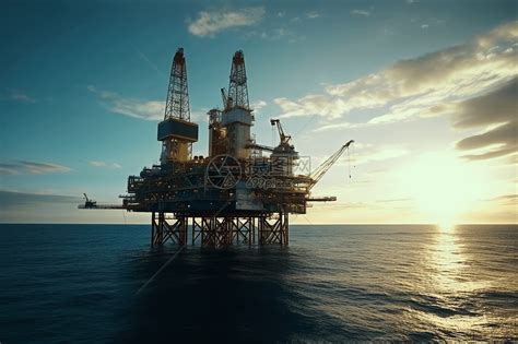 海上钻机钻探石油图片素材 正版创意图片600070578 摄图网