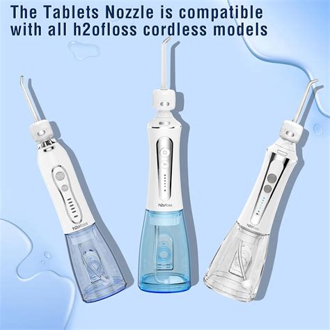 H2ofloss Breath Freshening Water Flosser Refill Tablets With Dedicated Nozzle User Manual