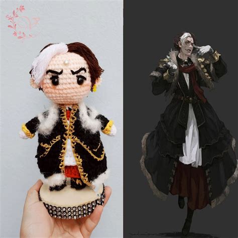 Fanmade Ffxiv Amigurumi Ffxiv Emet Selch Crochet Doll Amigurumi Ffxiv