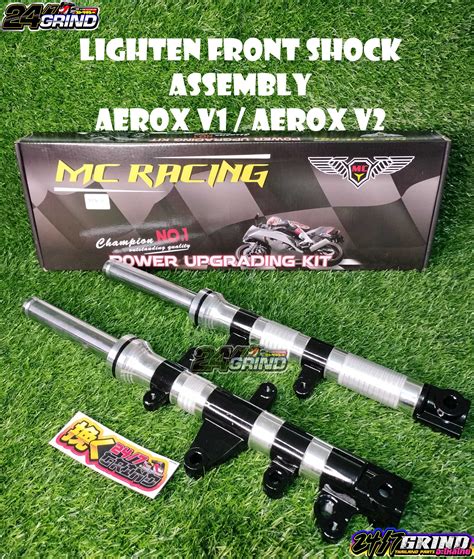Yamaha Aerox V1 Aerox V2 Lighten Front Shock Assembly Thailand Made Lazada Ph