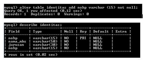 Cara Membuat Database MySQL Dengan CMD XAMPP Uniq O ILMU KOMPUTER