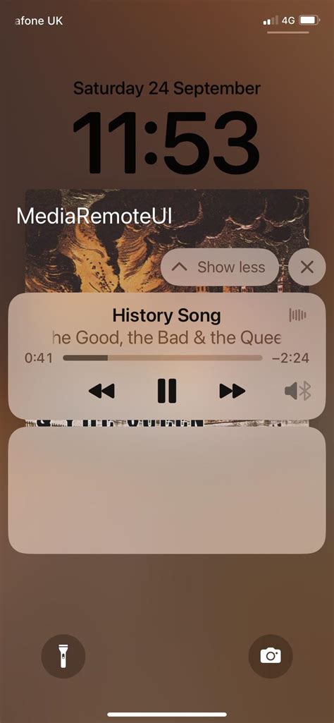 i get this empty media player which appears as stacked notifications