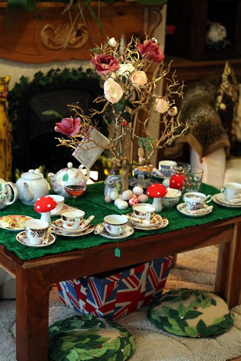 Mad Hatter Tea Party Table Setting Ideas Table Decoration