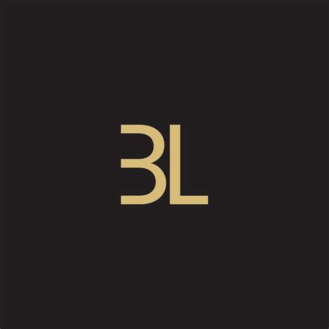Premium Vector Bl Letter Logo Monogram B And L Monogram Design Bl