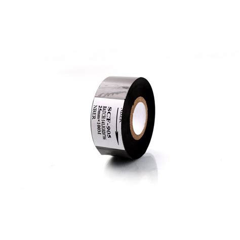 30mm 100m coding machine black coding ribbon roll hot stamping foil