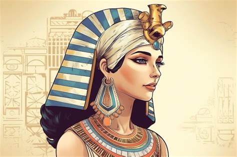 Premium Photo Portrait Of An Ancient Egyptian Goddess Beautiful Girl