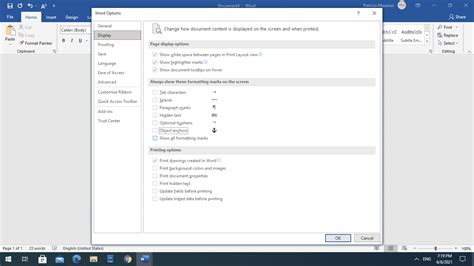 What Is The Anchor Symbol In A Microsoft Word Document