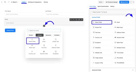 Name Input Field In Fluent Forms Fluent Forms
