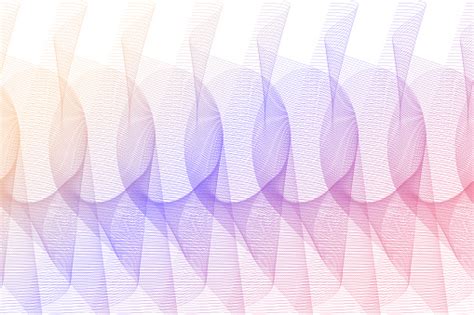 추상 반복 여러 가지 색상 모양 빨간색 보라색 노란색 그라데이션 벡터 라인 아트 순 패턴 얽힌 미묘한 곡선 워터 마크 디자인 흰색 배경입니다 인증서 수표 티켓 지폐에 대한