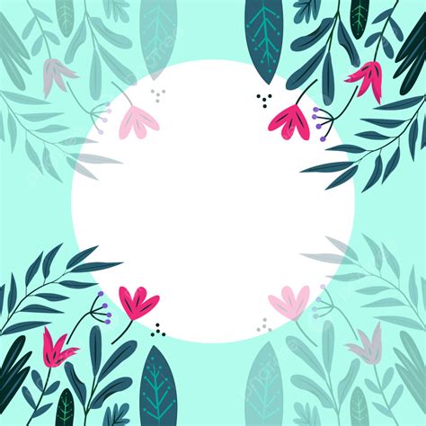 꽃의 프레임 경계 소셜 미디어 쌍 소셜 미디어 꽃 프레임 테두리 꽃 템플릿 Png 일러스트 및 벡터 에 대한 무료 다운로드 Pngtree