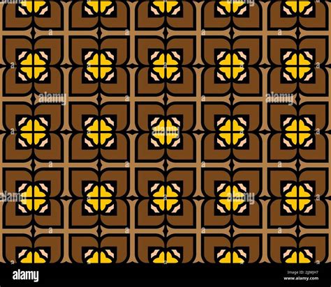 An Illustration Of Seamless Tile Pattern Perfect For Background Or