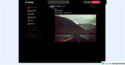 Tiktok Clone Tailwind Css By Dehcanuto