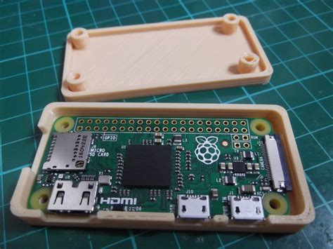 Pi ZeroW Case With Screws And CS Mount By Sej7278 Download Free STL Model Printables Com