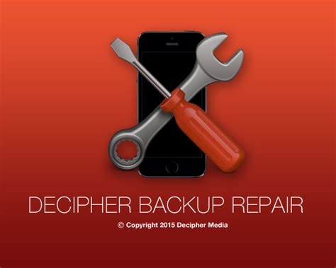 Decipher Backup Repair License Code Rewaiphone