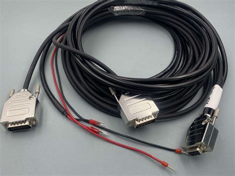 Servo Cable Assembly With Vehicles D Sub Cable And Power Cable Assembly