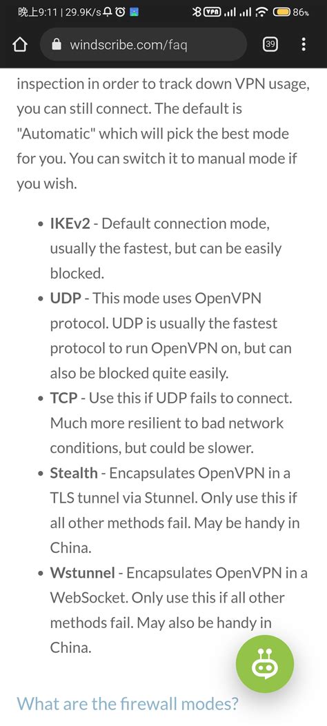 Can Windscribe Add The Wstunnel Connection Protocol To The Android