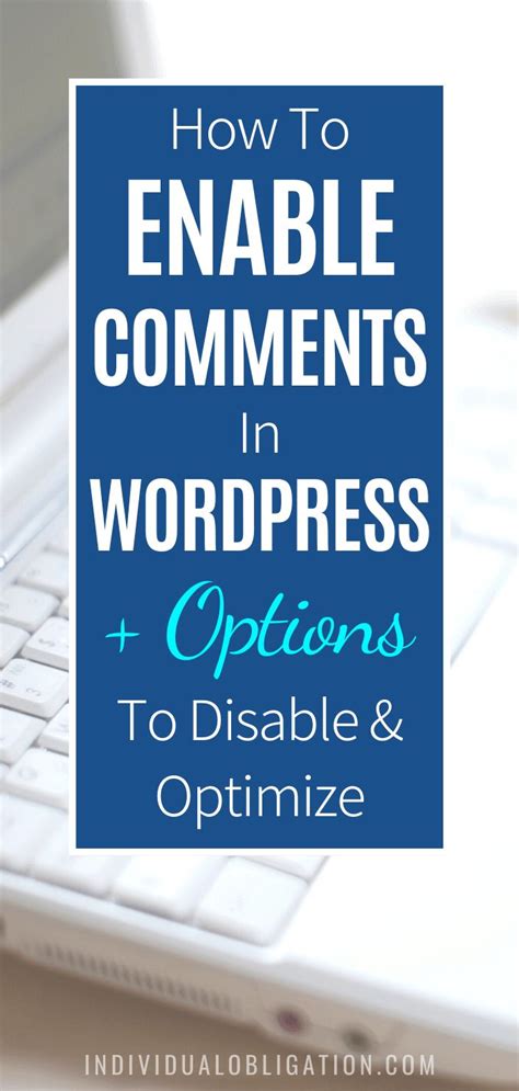 How To Enable Comments In Wordpress Options To Disable And Optimize Learn Wordpress Blog