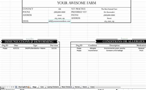 50 Unique Free Cattle Record Keeping Spreadsheet Document Ideas To Farm Record Keeping