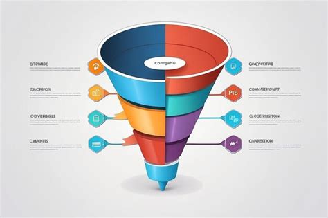 Conversion Funnel Premium Ai Generated Image