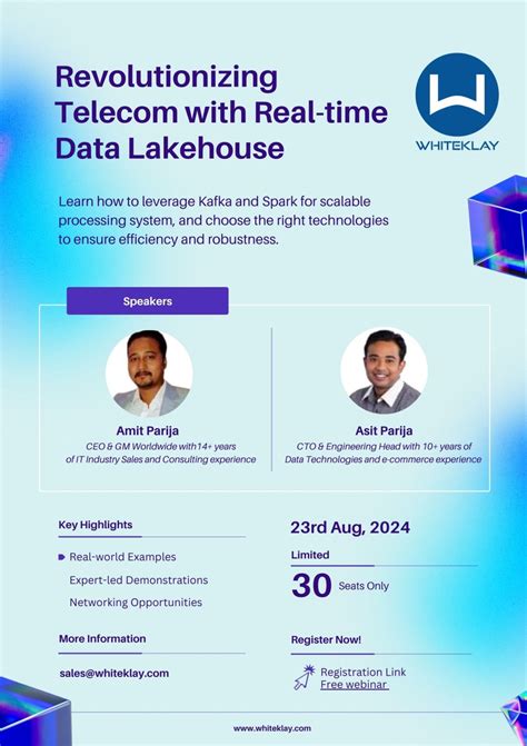 Whiteklay On Linkedin Telecominnovation Realtimedata Datalakehouse