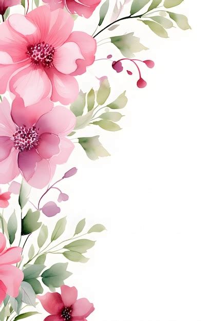 Floral Vector Background Flower Illustration Design Floral Illustration