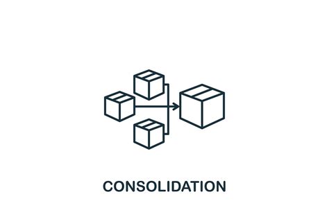Consolidation Icon Graphic By Aimagenarium · Creative Fabrica