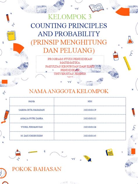 Counting Principle And Probability Kelompok 3 Fix Pdf