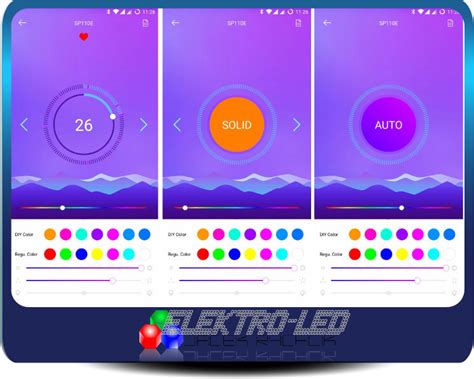 Kontroler led cyfrowy SP110E bluetooth RGB / RGBW