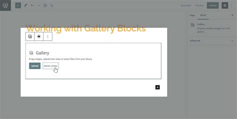 wordpress tutorial working with gallery blocks — it wollongong