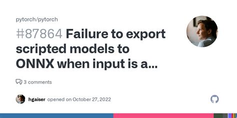 Failure To Export Scripted Models To Onnx When Input Is A List Of