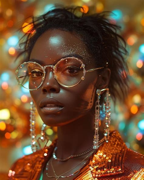 Premium Photo A Black Duo In Retro Disco Glam Attire Set Wallpaper
