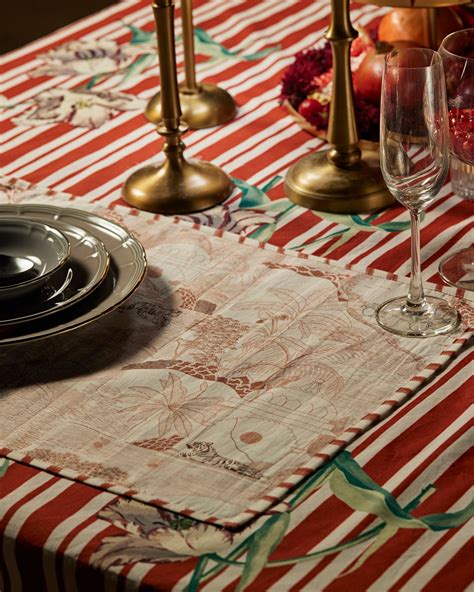Ranthambore Royal Red Table Mats Vvyom By Shuchita