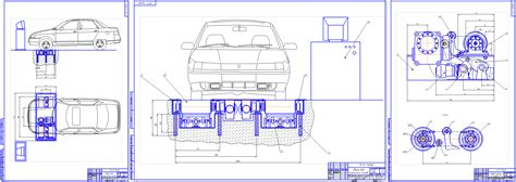Чертежи тормозов тормозной системы автомобилей Чертежи РУ